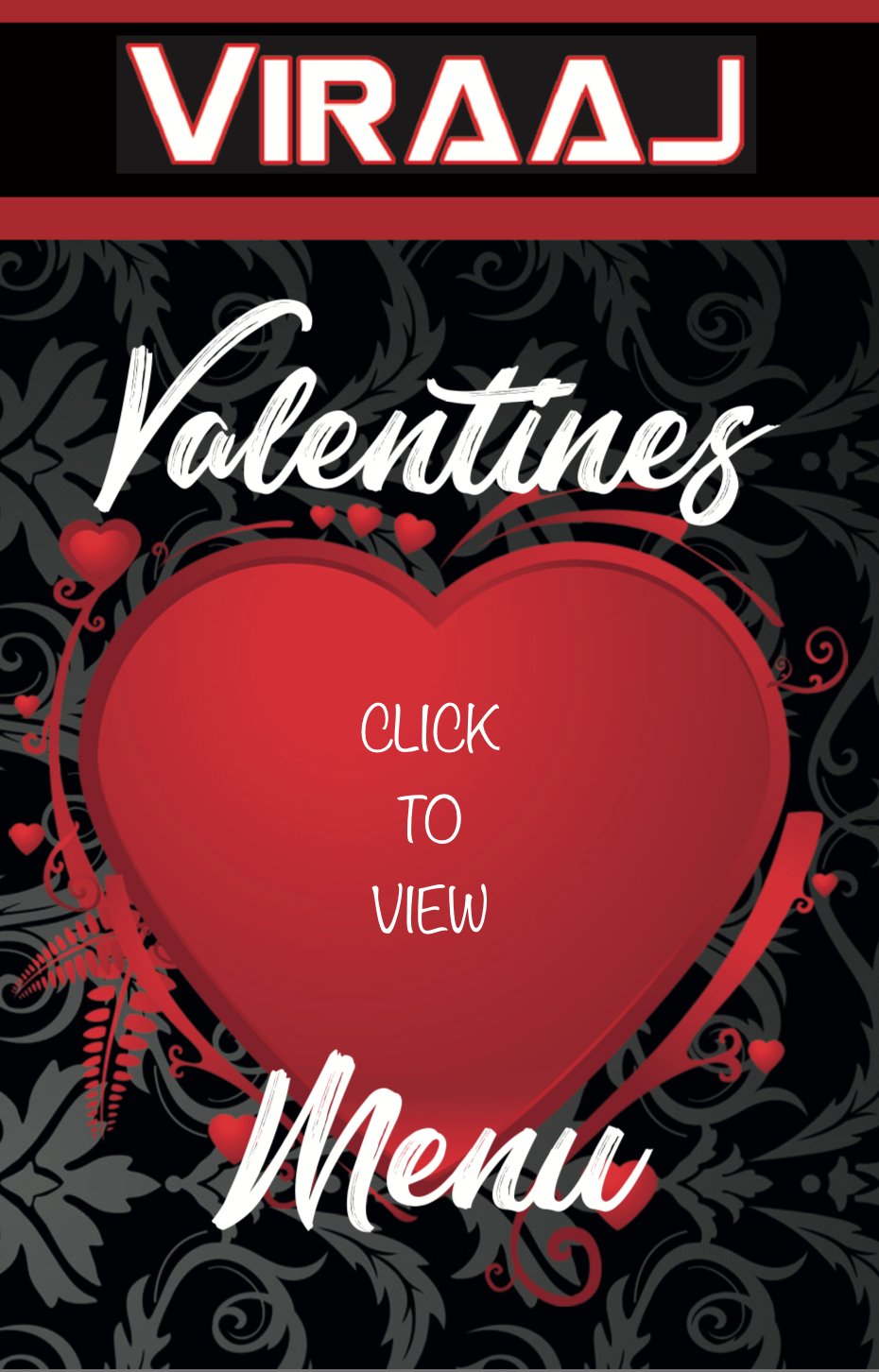 Valentines Day Menu – Viraaj | Indian Cuisine – Restaurant & Takeaway